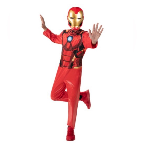 Marvel | Costumes | Marvel Marvel Iron Man Dressup Jumpsuit Kids Size ...